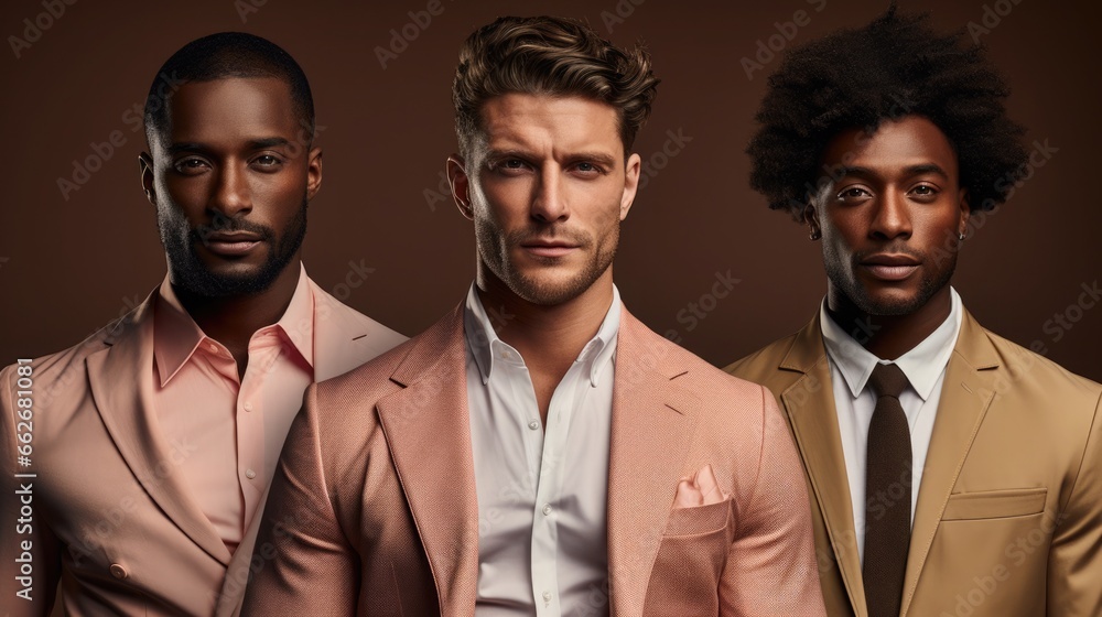 Reimagine masculinity in a world of self-care and empowerment. Portrait ...