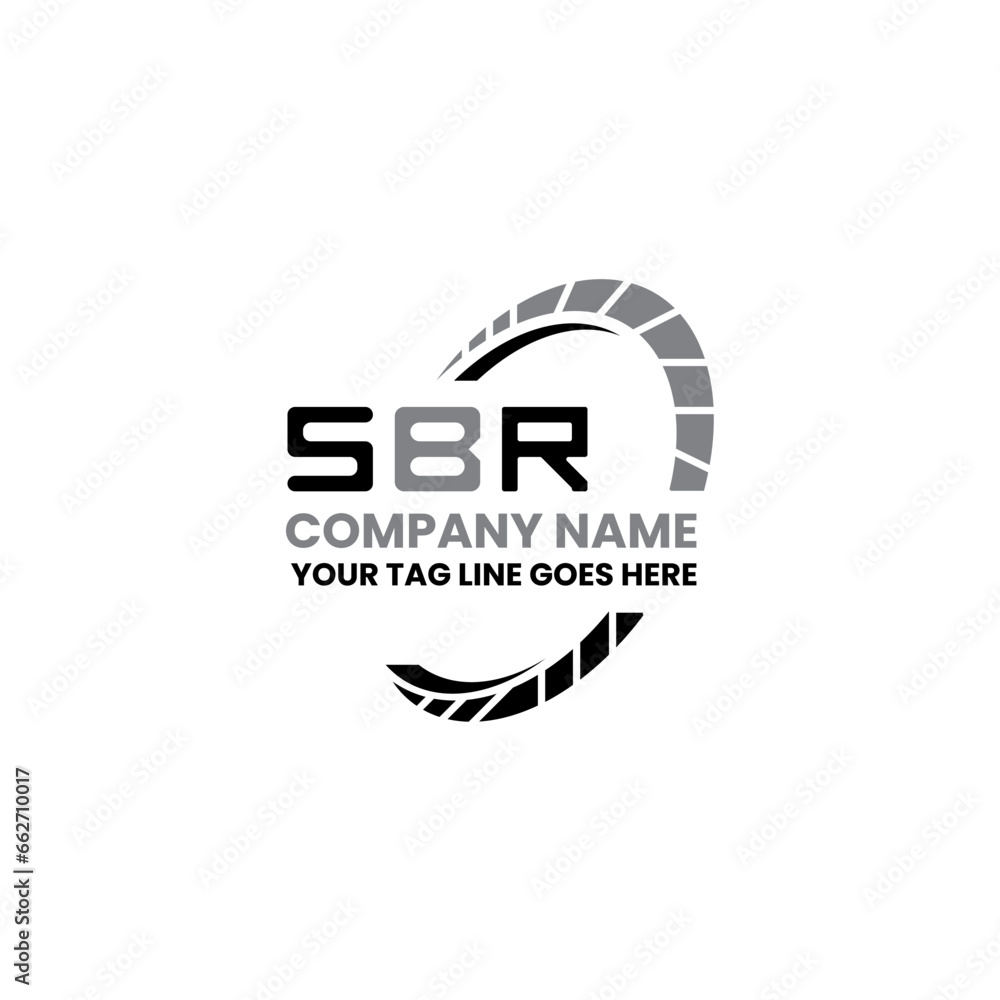 SBR letter logo vector design, SBR simple and modern logo. SBR ...