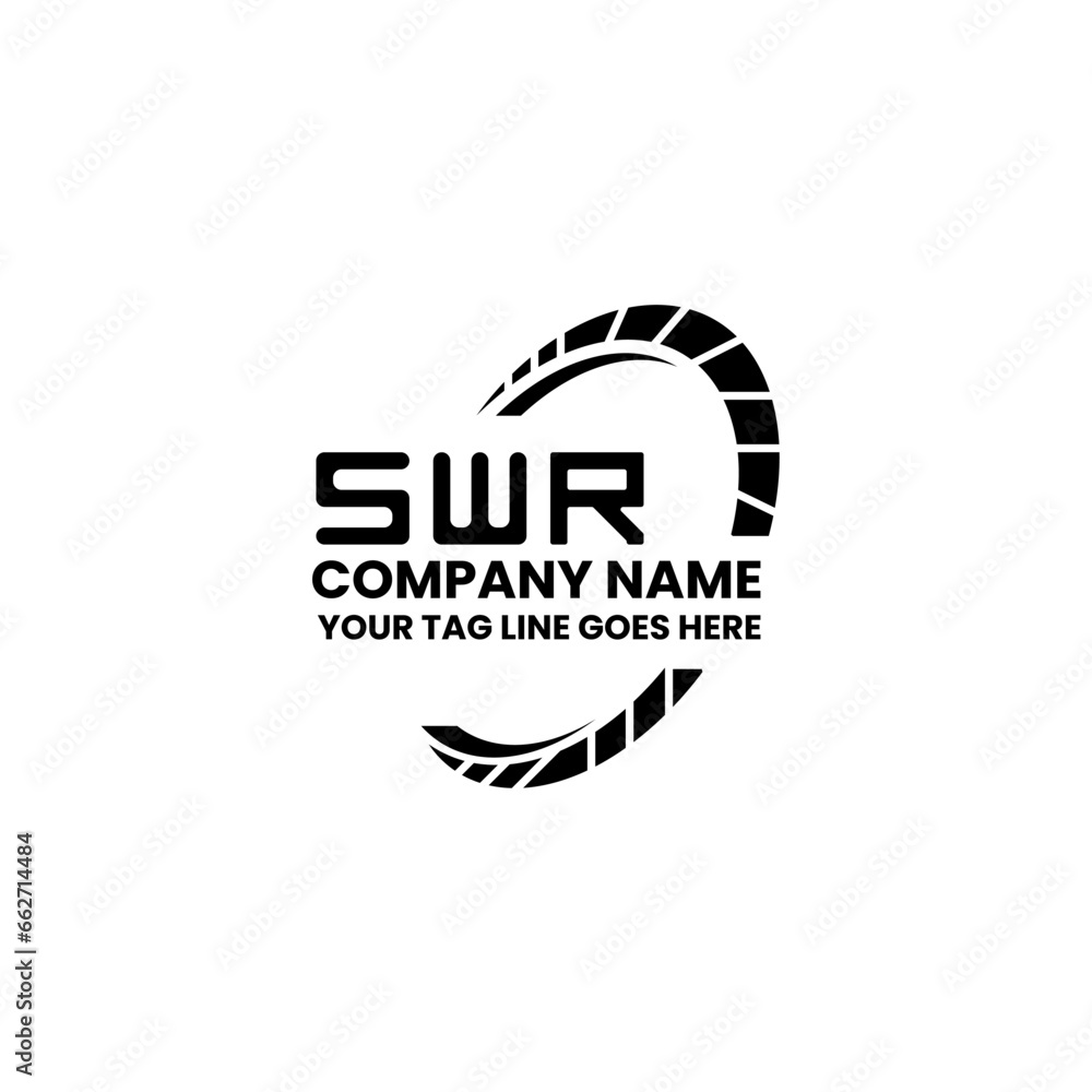 SWR letter logo vector design, SWR simple and modern logo. SWR ...
