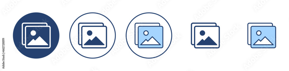Picture icon vector. photo gallery sign and symbol. image icon Stock ...