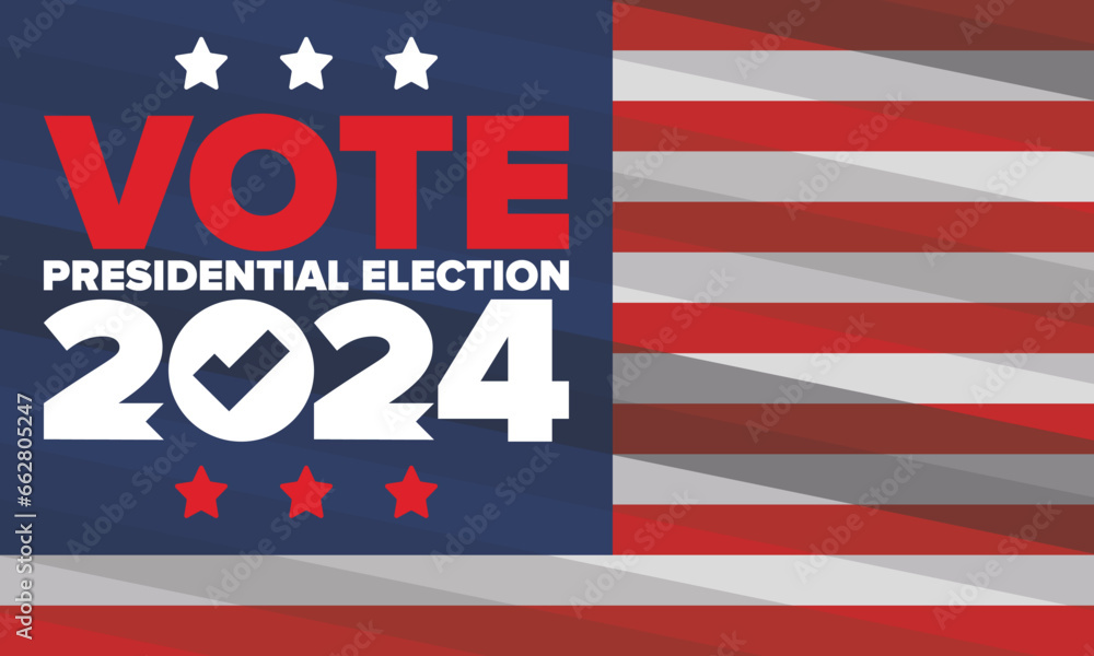 Presidential Election 2024 in United States. Vote day, November 5. US ...