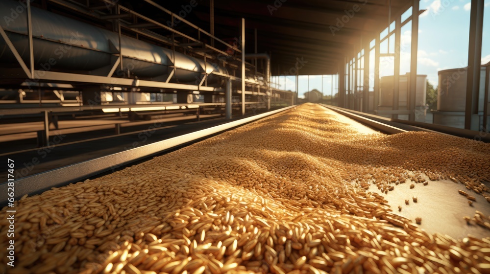 Process of machine drying and antibacterial treatment of freshly picked ...