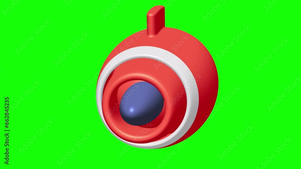 Turbo jet plane engine. 3d render endless loop. 4K FullHD and HD render ...