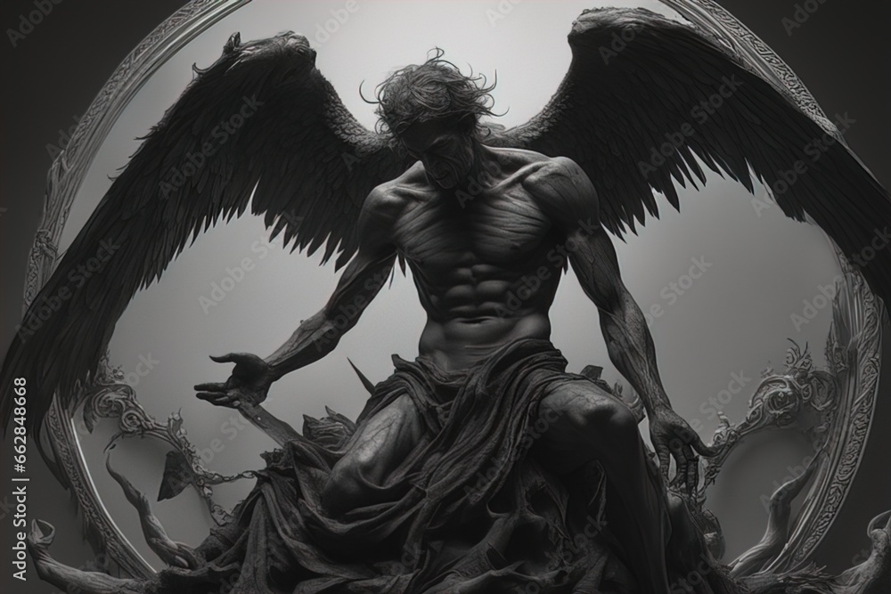 Beelzebub dark demon, fallen angel mystical ruler, demonic Stock ...