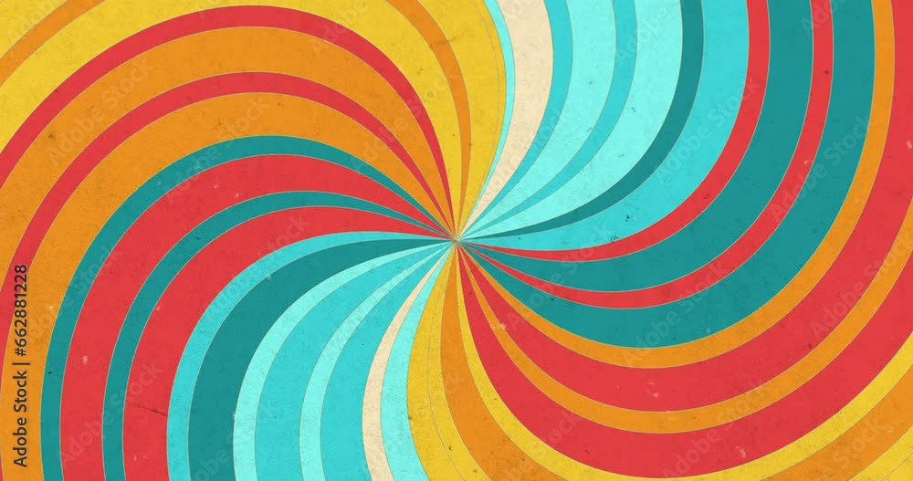 4k animated seamless looping comic background. Colorful amazing ...