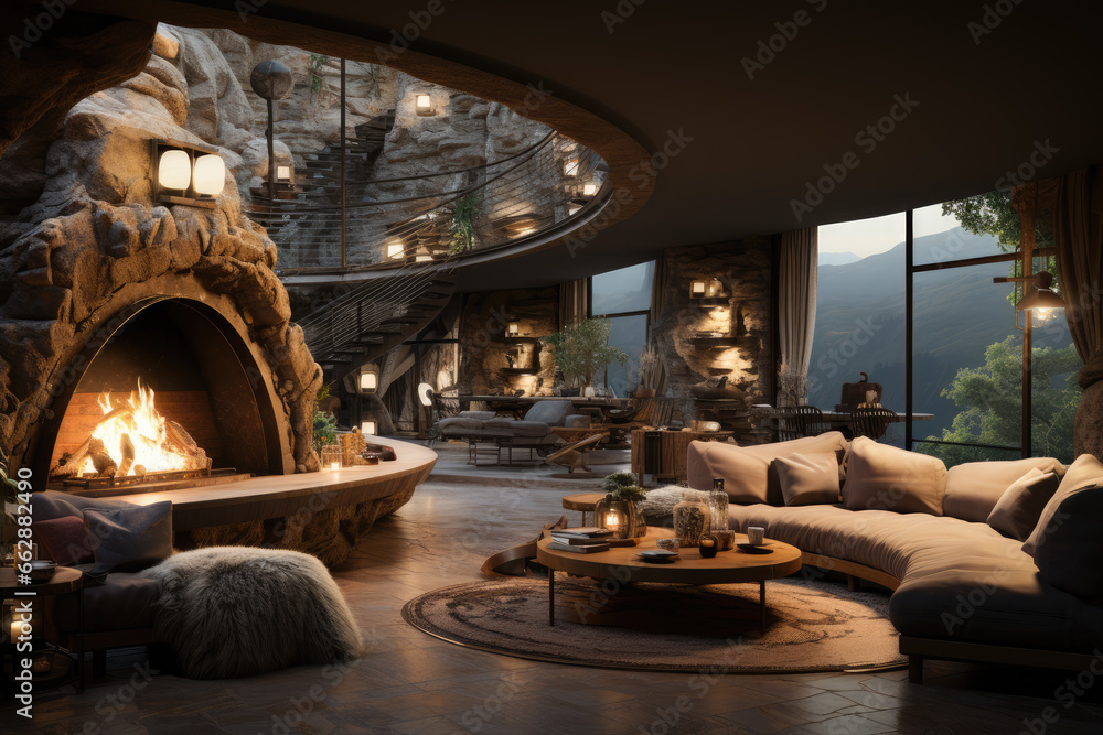 Underground living spaces to avoid extreme weather conditions and ...