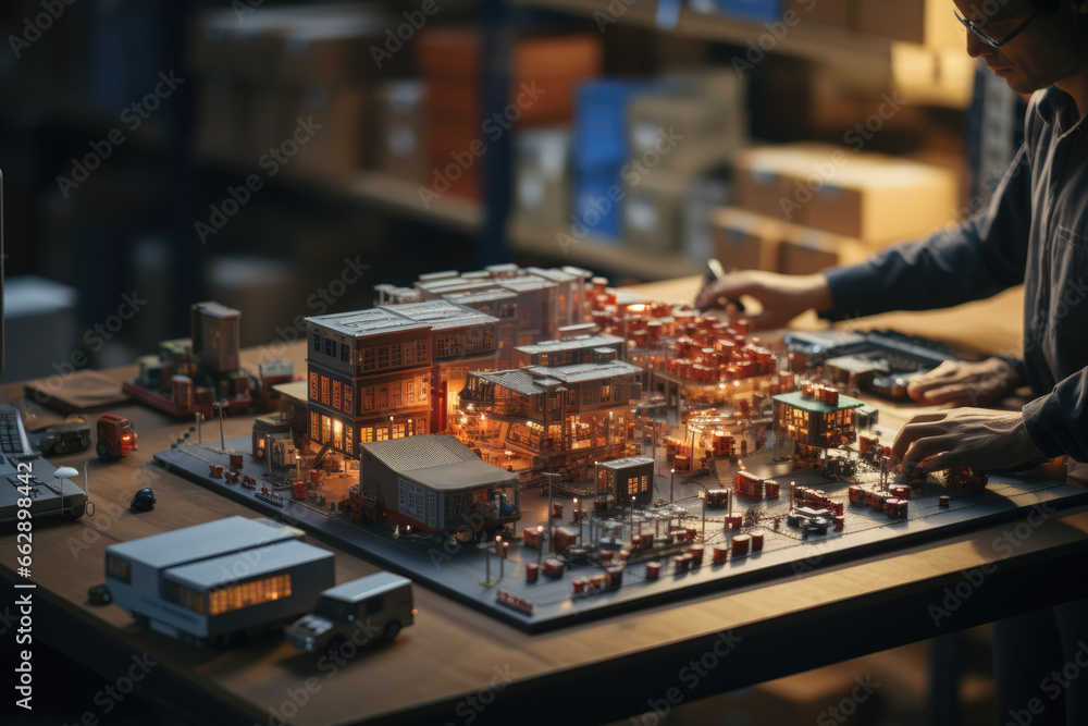 A supply chain manager implementing lean principles to minimize waste ... A supply chain manager implementing lean principles to minimize waste ...