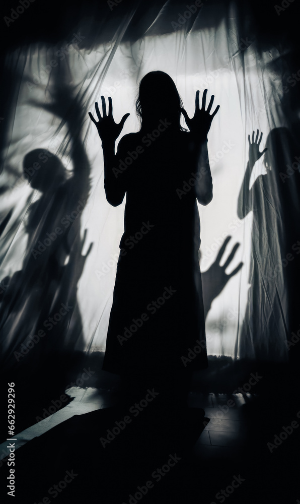 concept art of a person standing at the precipice of their fear ...