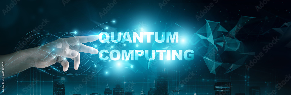 Quantum Computing Expert Manipulating Quantum Computing On A Global Network Connection