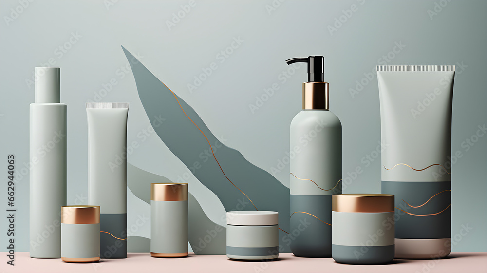 Streamlined corporate identity and product packaging prototypes for an ...