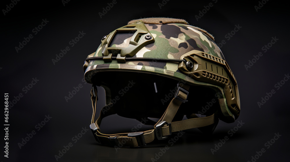 Military protective kevlar helmet to protect the head from bullets and ...