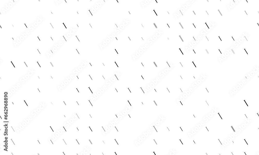 Seamless background pattern of evenly spaced black metal nail symbols ...
