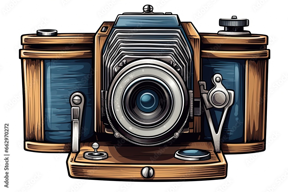 Vintage Camera Clip Art: Capturing the Art of Photography, generative ...