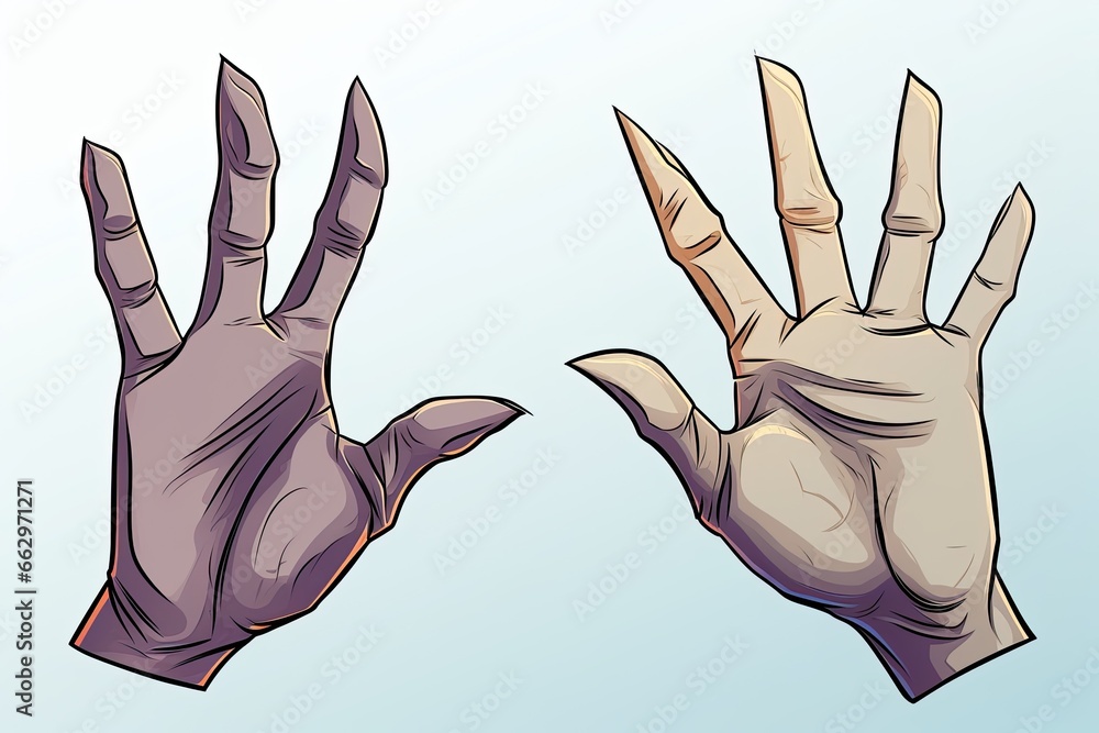 Cartoon Hands: Expressive Gestures and Emotions of Two Animated Hands ...