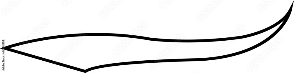 Text Tail Swoosh Baseball line Sign, Typography font curve tail, font ...
