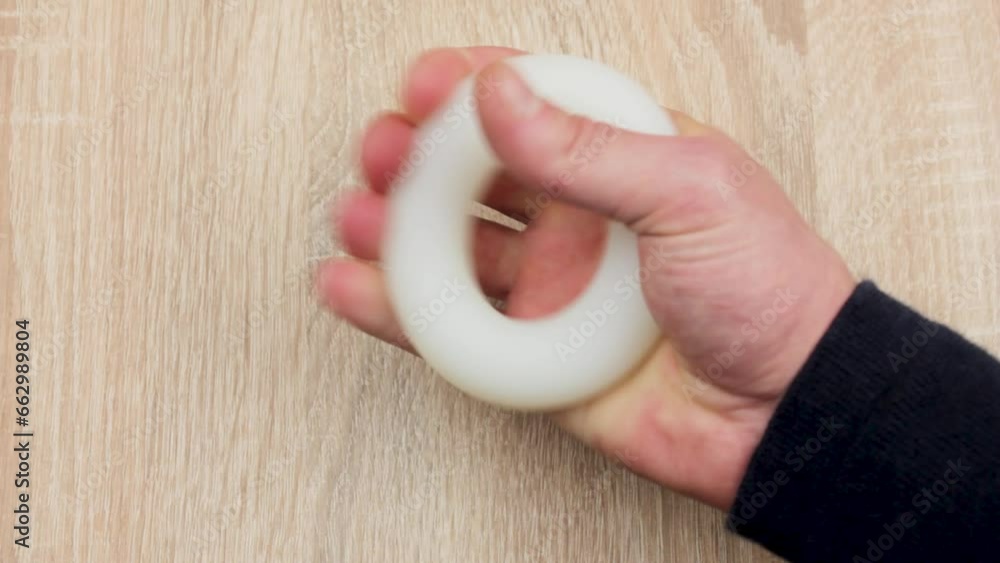 Expander ring for training the muscles of the forearm. Rubber ring for ...