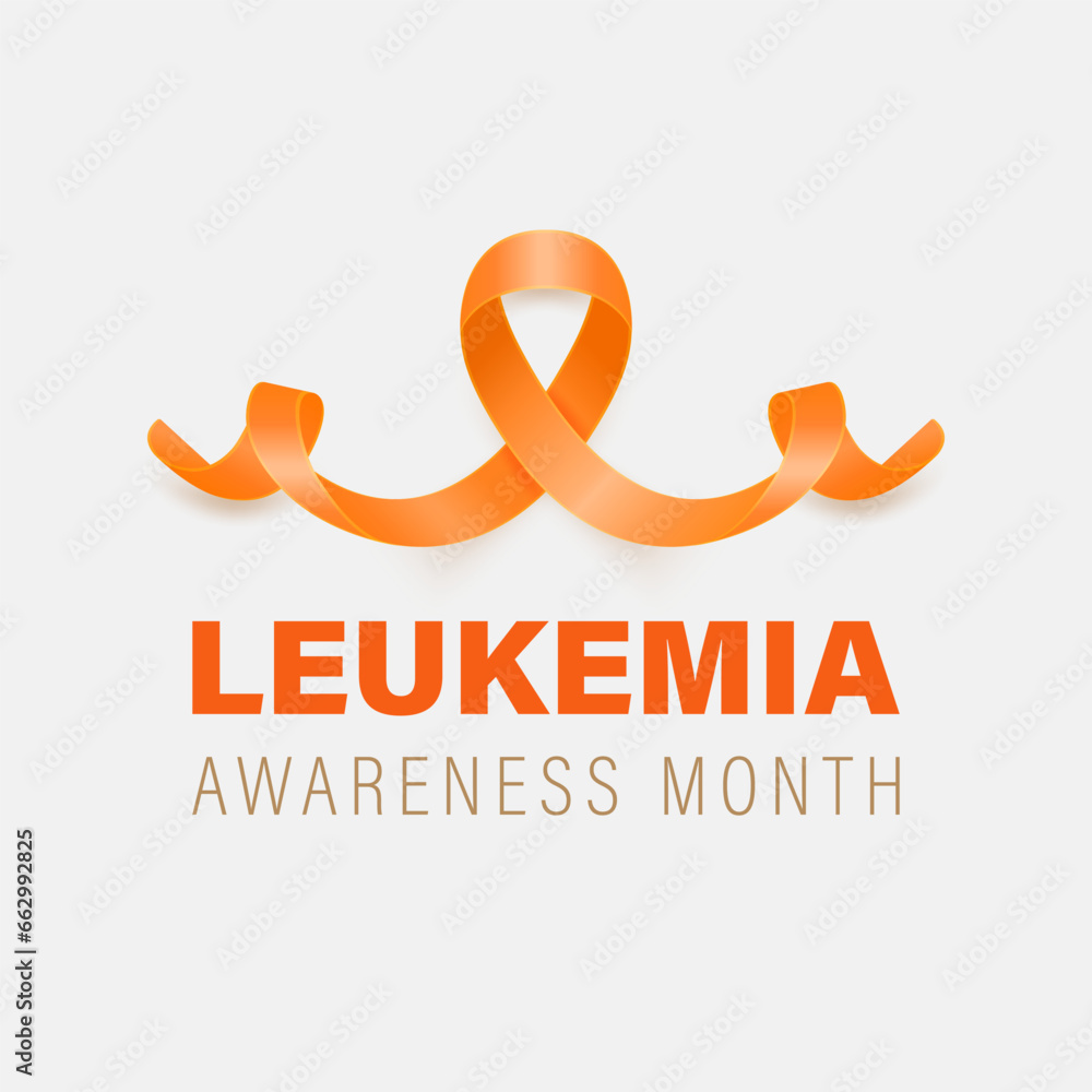 Leukemia, Blood Cancer Banner, Card, Placard with Vector 3d Realistic ...