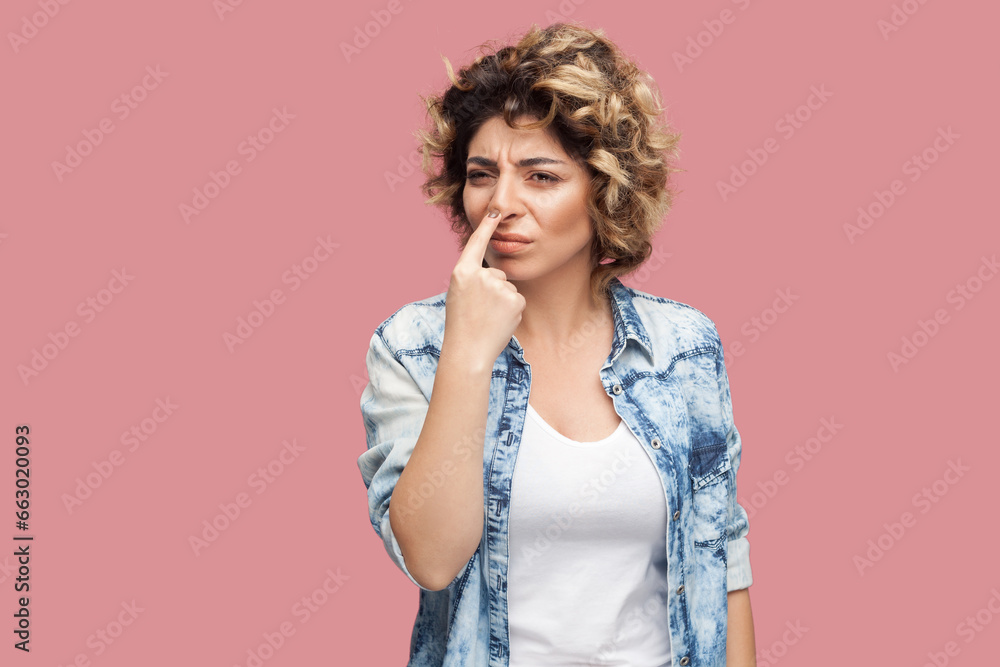 You are liar. Portrait of serious beautiful young adult woman with ...