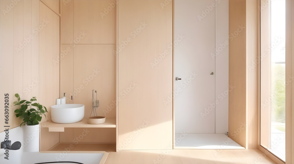 Interior design,MUJI style interior design,Wooden room,Minimalist ...