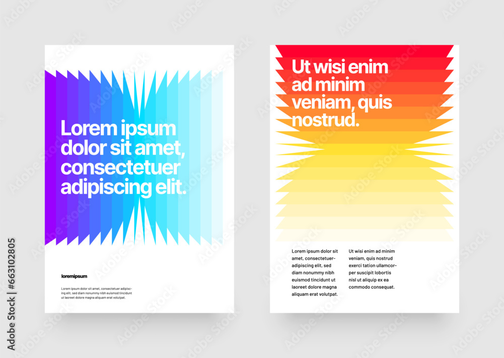 Vetor de Simple corporate layout template for events, companies or any ...