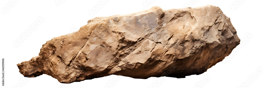 beige rock formation isolated on transparent background - landscape ...