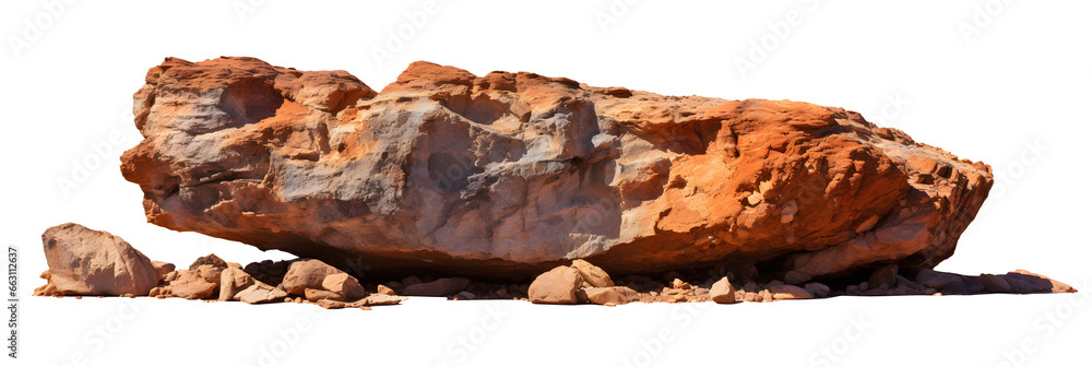 desert rock formation isolated on transparent background - landscape ...