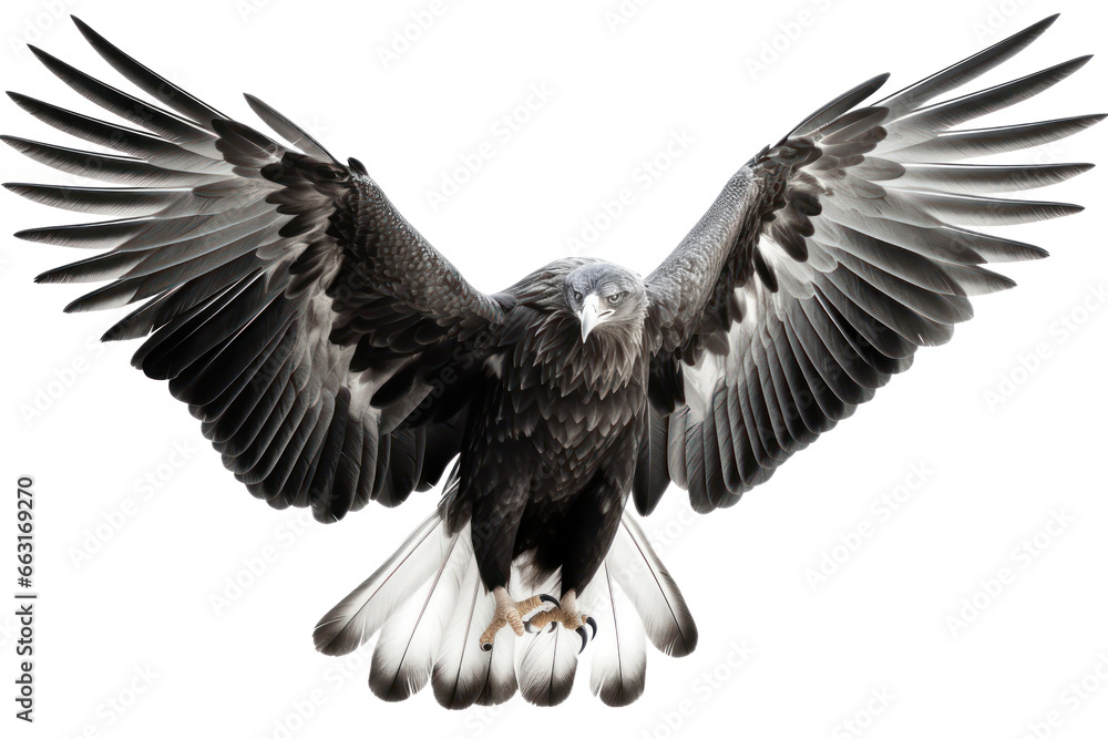 Flying eagle isolated on transparent background,transparency Stock ...