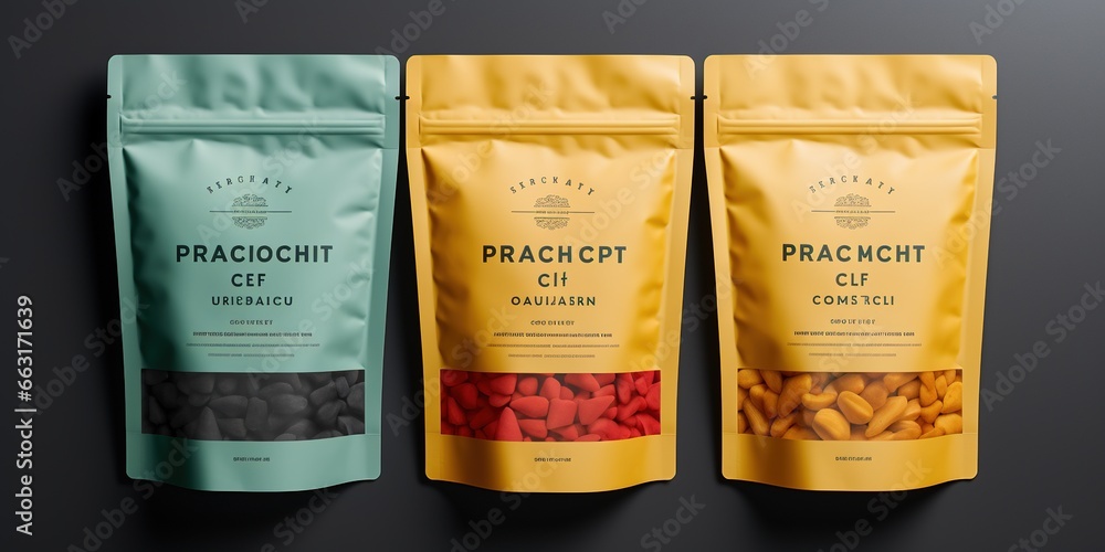 Packaging template mockup collection. With clipping Path included ...