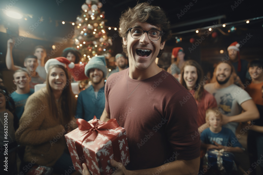 friends participated in a Secret Santa gift exchange, where they had to ...