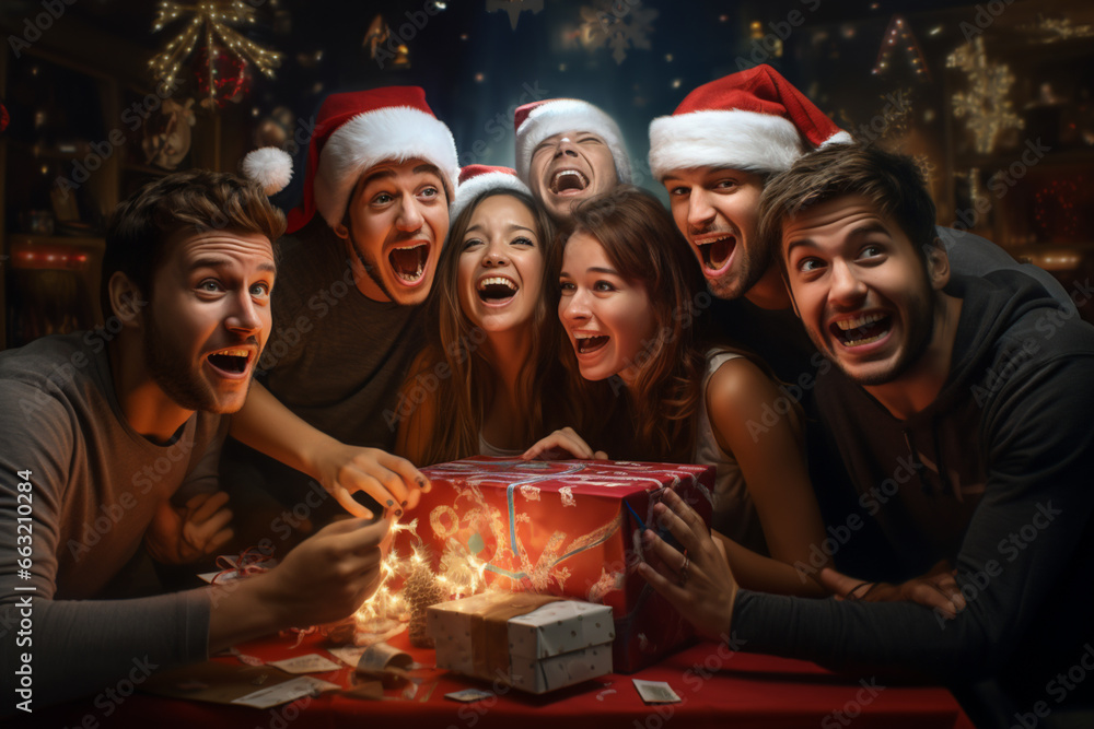 friends participated in a Secret Santa gift exchange, where they had to ...