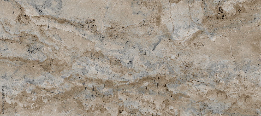 Grey marble texture background with brown vines on surface. vitrified ...