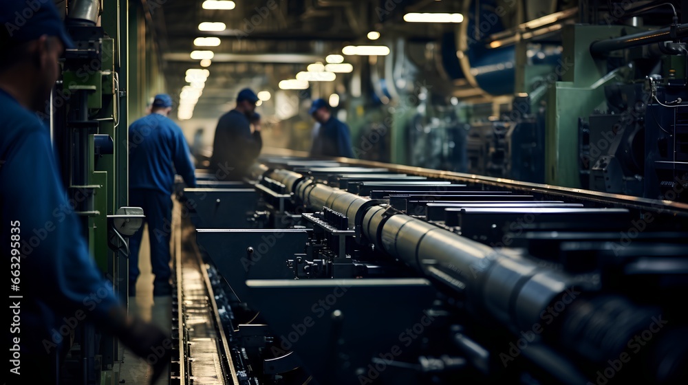 Rocket artillery ammunition industrial manufacturing process. Fast and ...