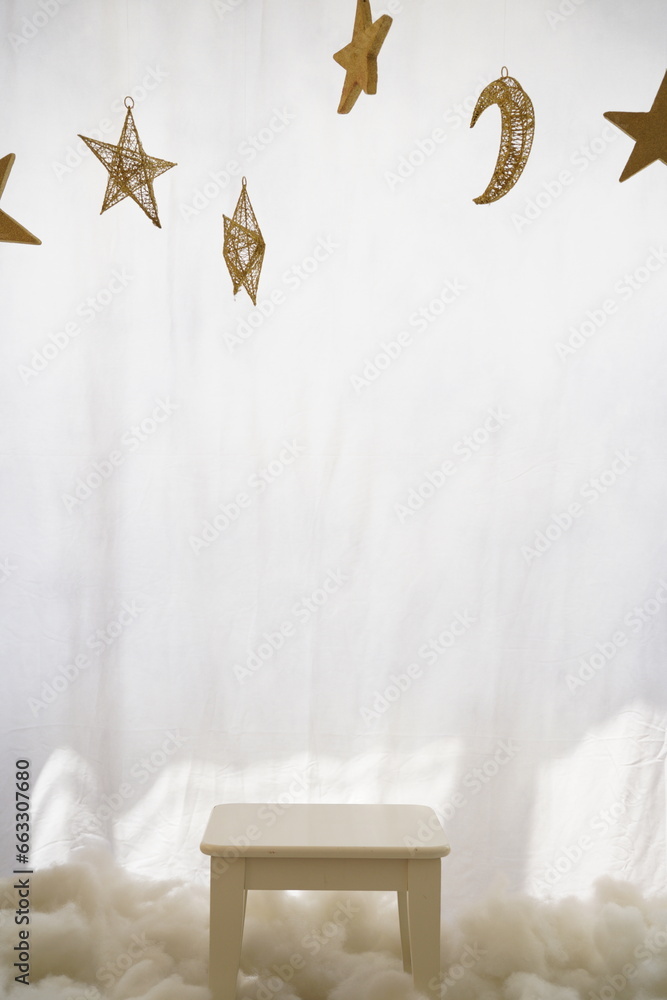 Kids studio background. Kids studio background theme moon and stars ...