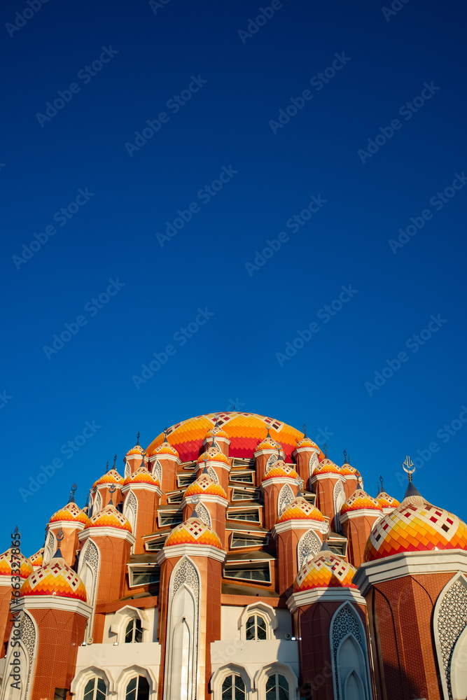 Masjid 99 Kubah Makassar Close-up photo (99 Domes Mosque). a beautiful ...