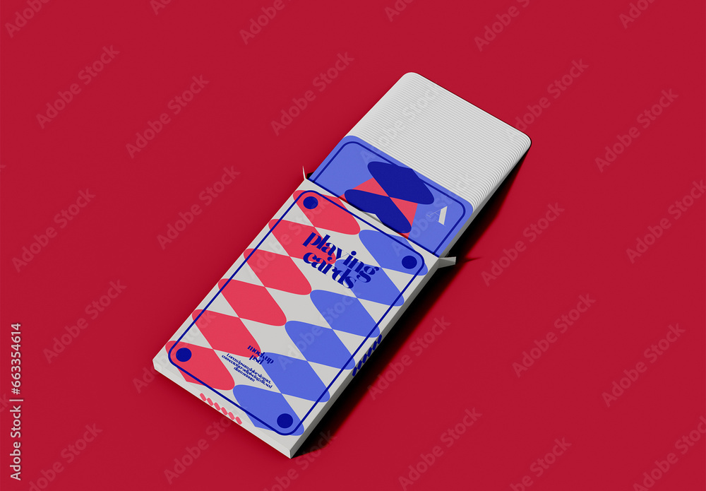 Playing Cards Mockup Stock Template | Adobe Stock