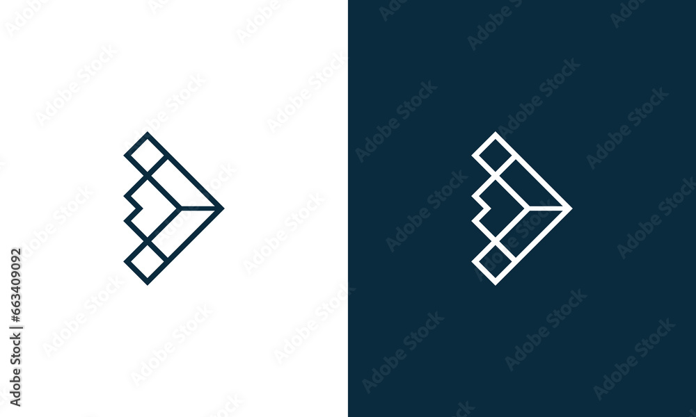 initial D logo design vector collection Very suitable for use in ...