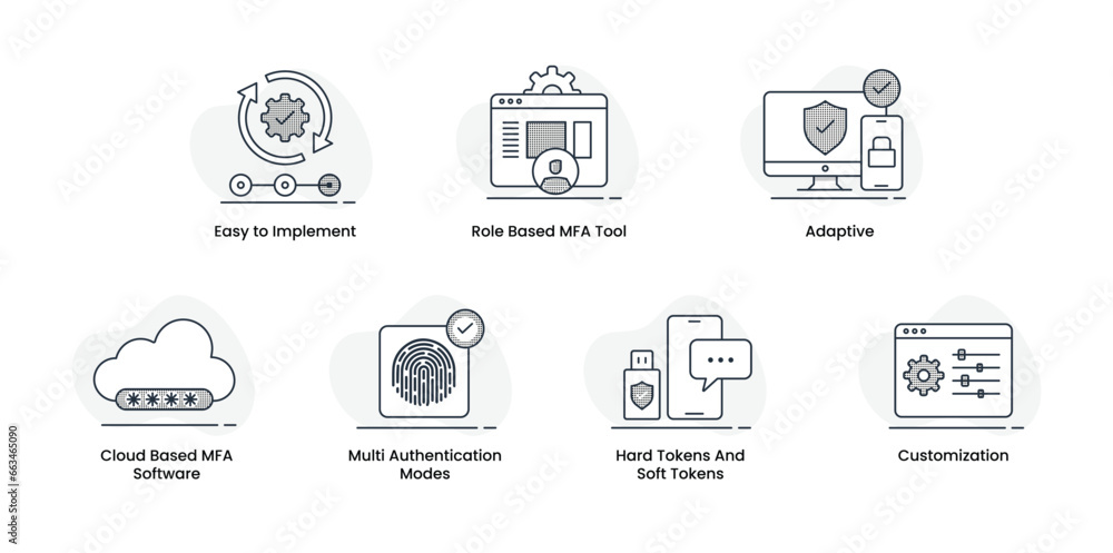 Essential Multi-Factor Authentication Icons. The Multi-Factor ... Essential Multi-Factor Authentication Icons. The Multi-Factor ...
