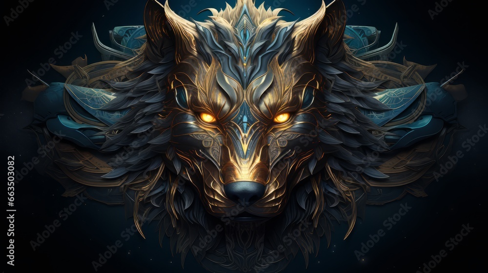 Fenrir - The giant wolf from the norse mythology and Loki´s offspring ...