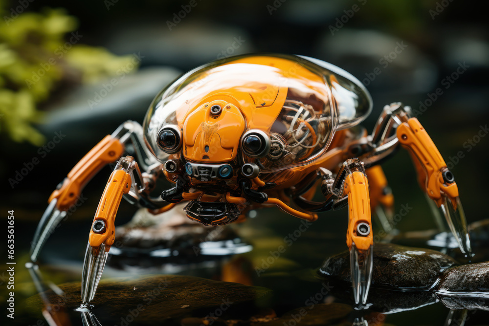 Sub-microscopic robots mimicking the graceful movement of aquatic life ...
