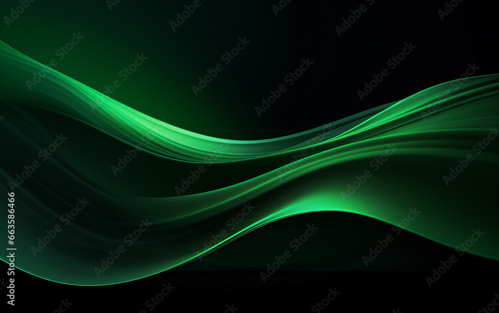 Green Abstract Digital Wave for Backgrounds and Presentations, abstract ...