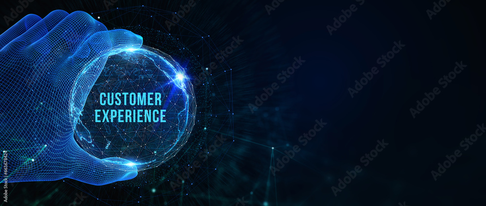 Business, technology, internet and network concept. The future of ...