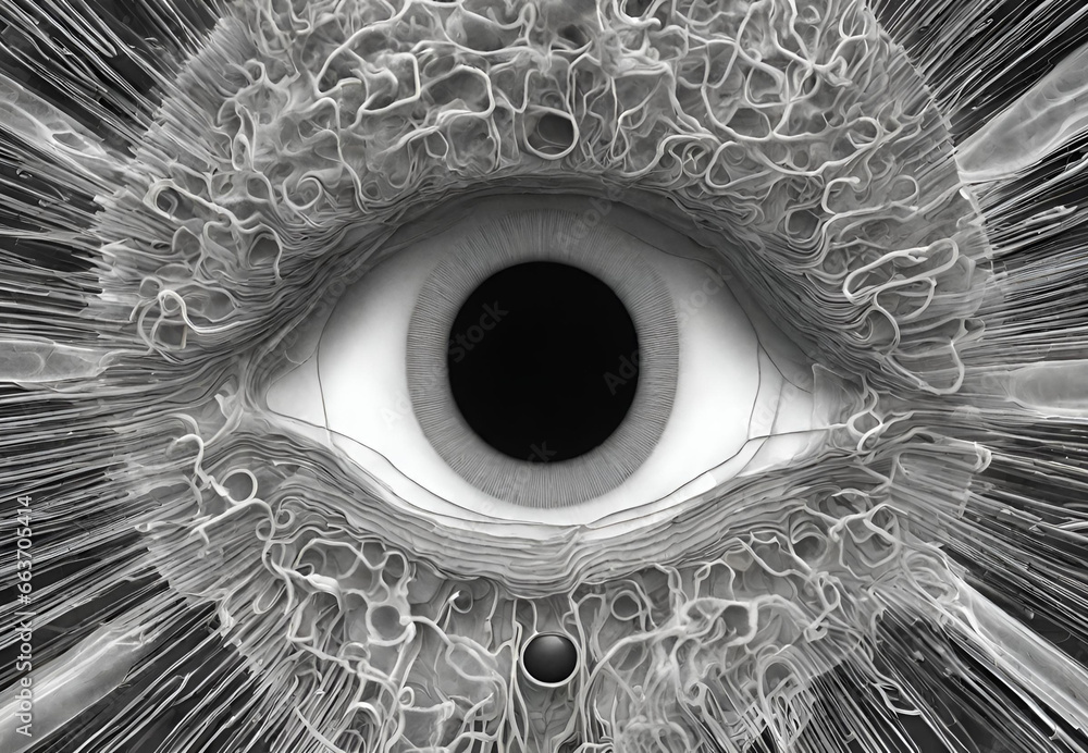 Highly Detailed Eyeball, Realistic Human Eye Macro View, High ...
