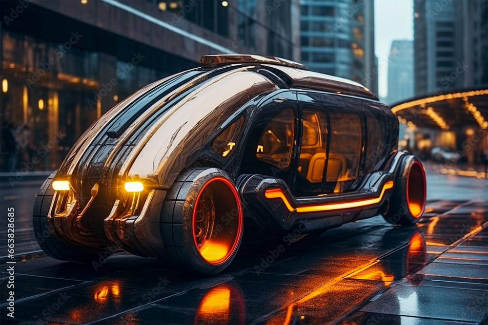vehicle futuristic and modern, the future of design, Generated AI Stock ...