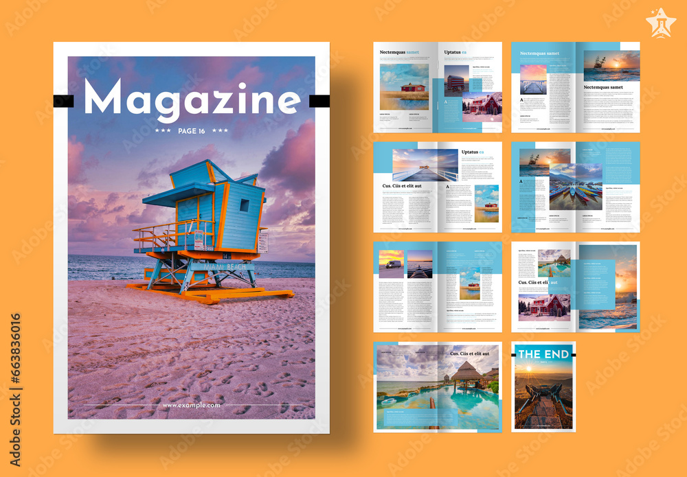 Magazine Stock Template | Adobe Stock