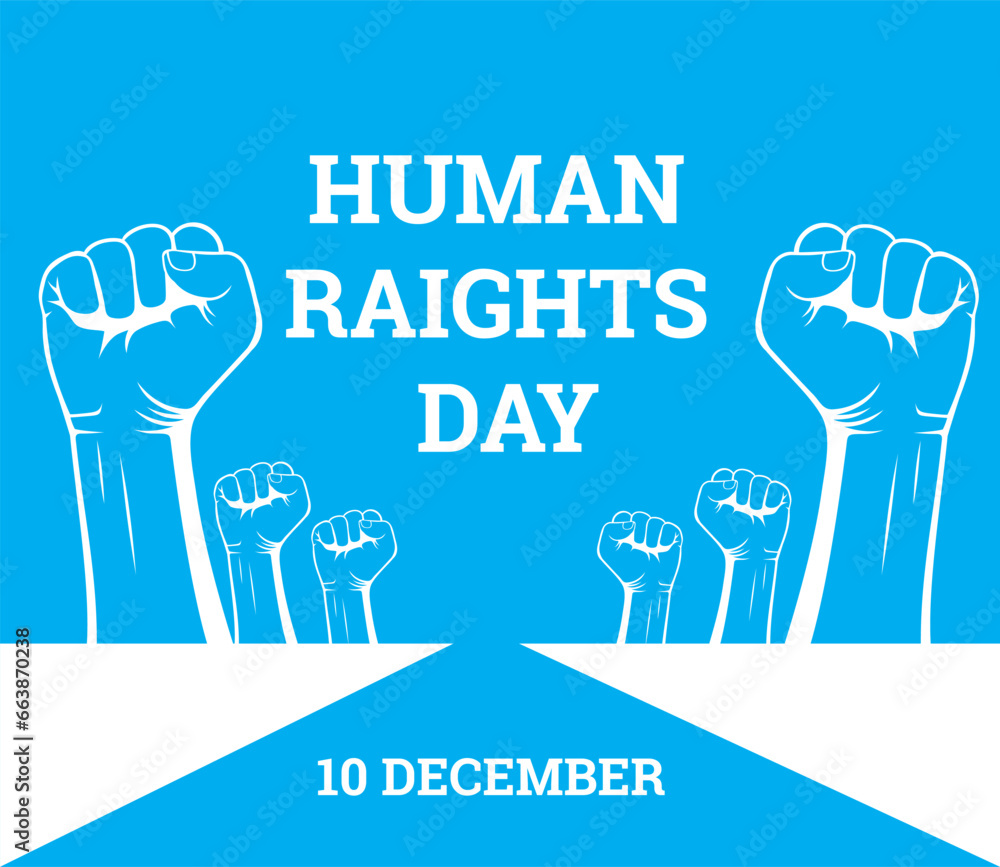 Human rights day poster design ,human rights day vector design. Stock ...