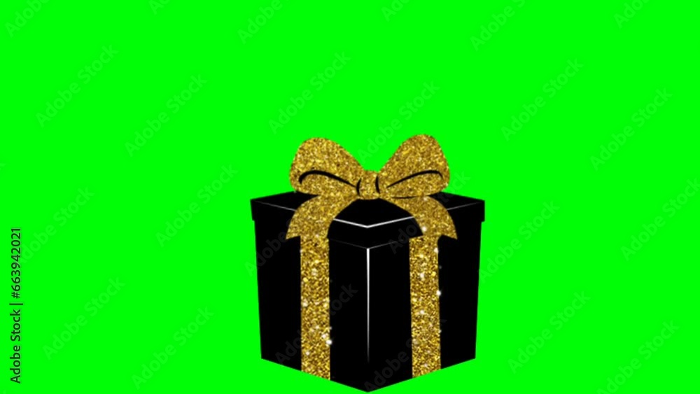 Graduation completely cap animation on a green screen. Congratulations ...