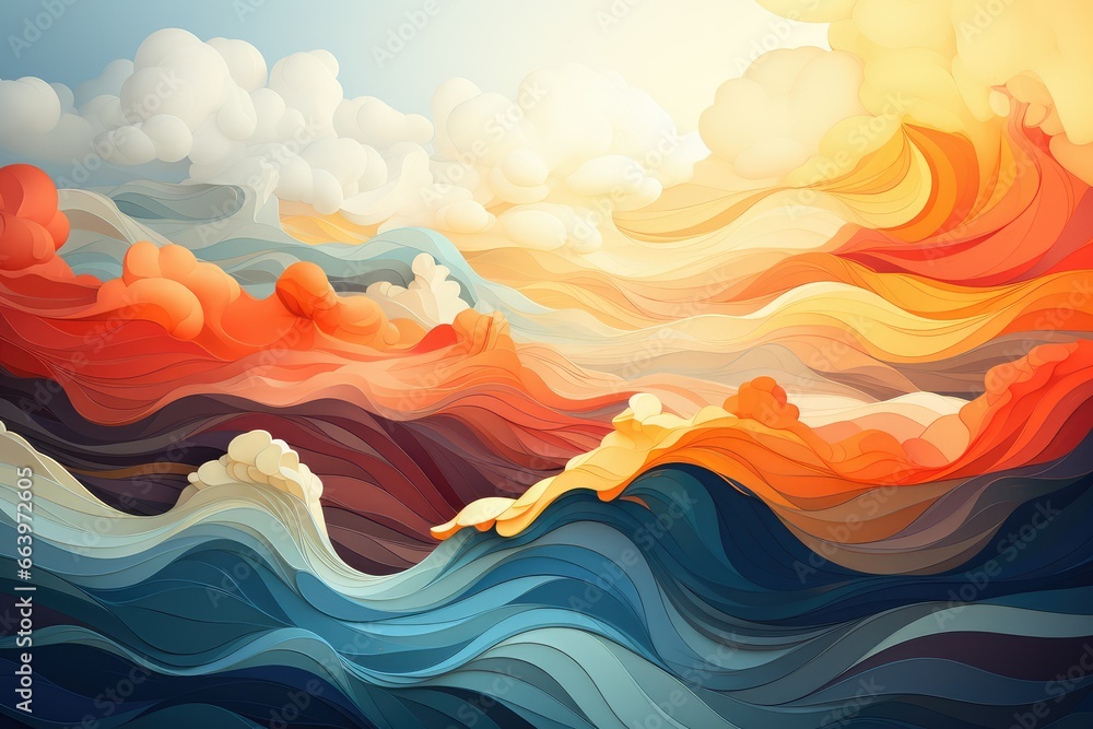 Abstract background for Soyal (Hopi, Native American): Marks the winter ...