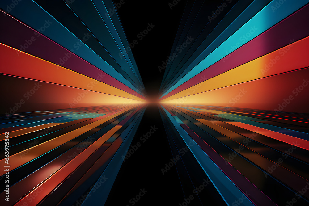 Vintage Striped Backgrounds, Posters, Banner Samples, Retro Colors from ...