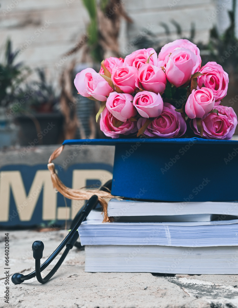 NEW graduation photo medical field doctor to be stethoscope graduation ...