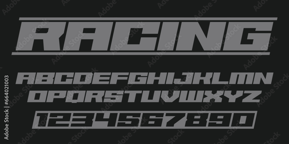 Racing lettering vector graphic apparel clothing prints eps svg png ...